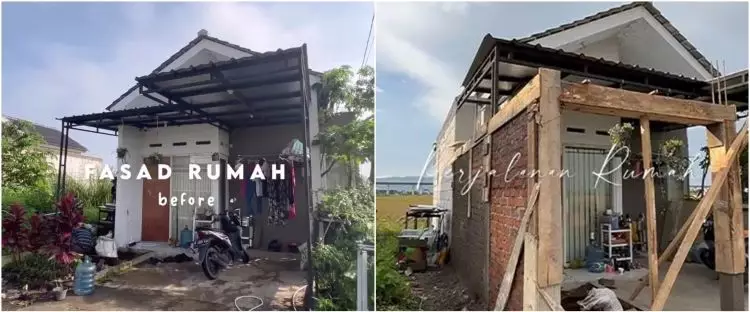 Makeover rumah tipe 30 jadi smart house di tengah sawah, 11 potret ...