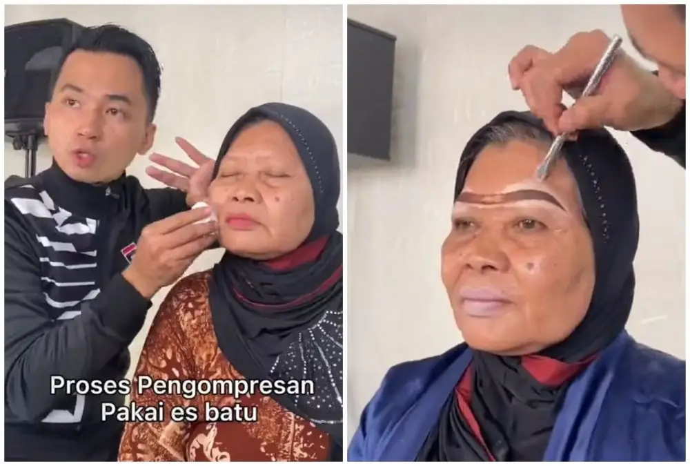 Nenek Ini Dirias Mua Hasilnya Bikin Kerutan Di Wajah Auto Hilang Netizen Kok Jadi Gadis Lagi