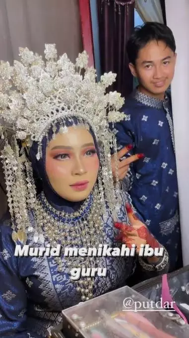 Kisah viral murid menikahi gurunya, sudah sama-sama jatuh cinta sejak awal jumpa