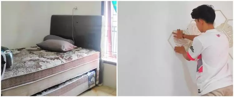 Makeover kamar kos dengan hiasan dan lampu estetik, modal Rp 1 jutaan ...
