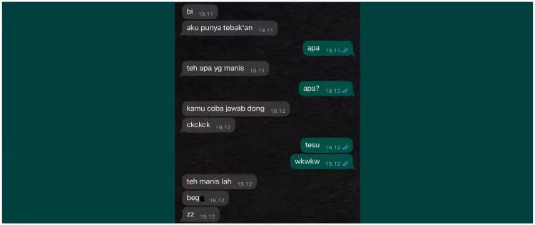13 Chat lucu obrolan orang pacaran ini absurd abis, bacanya bikin dahi ...