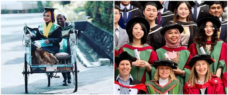 Pernah viral wisuda diantar ayah naik becak, ini 7 potret baru Raeni yang kini jadi doktor di ...