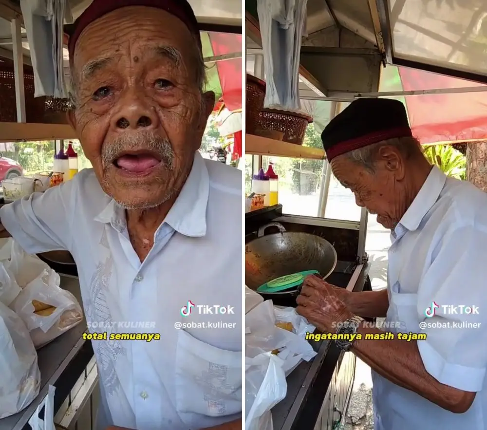 Tak mau jadi beban anak, kisah kakek usia 100 tahun jualan lumpia di ... Tak mau jadi beban anak, kisah kakek usia 100 tahun jualan lumpia di ...