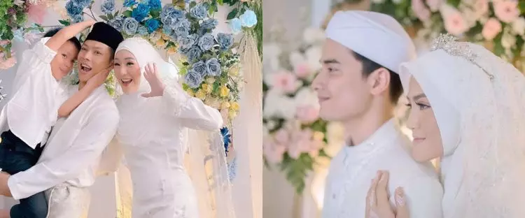 Sama-sama menikah lagi, ini 11 beda gaya pernikahan Muhammad Alvin dan Larissa Chou yang bikin riuh