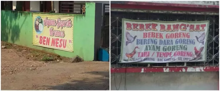 11 Potret lucu tulisan di spanduk ini pakai kata-kata ambigu, bikin ...