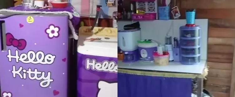 Bukti rapi lebih sedap dipandang, 8 potret dapur kayu serba ungu ini ...