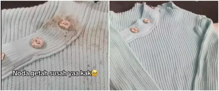 Pakai tambahan 1 bahan dapur, ini trik enyahkan noda getah pisang ...