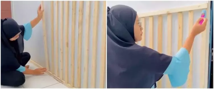 Modal cuma Rp 200 ribu, ini cara mudah buat wall panel biar tembok ...