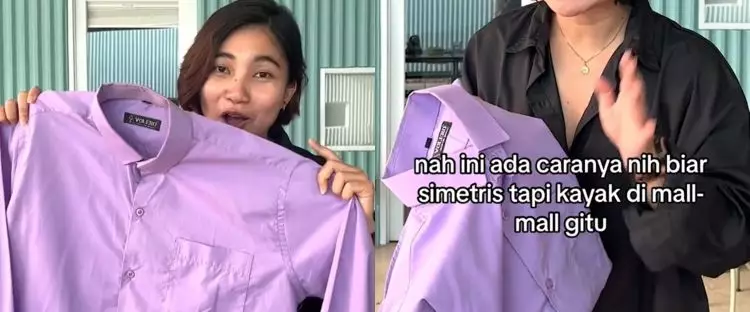 Cuma andalkan 1 peralatan tulis, ini trik mudah melipat kemeja jadi ...