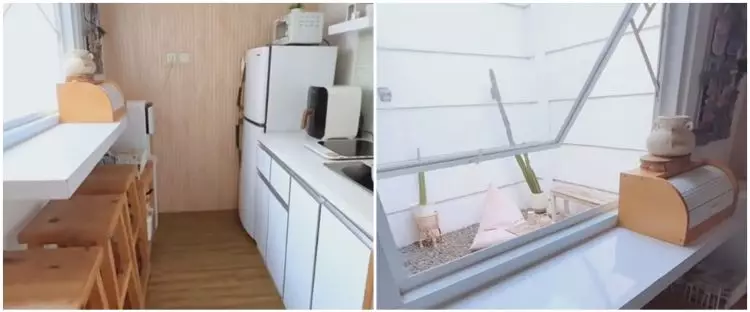 9 Potret dapur seluas gang senggol ini penataan meja makan dan ...