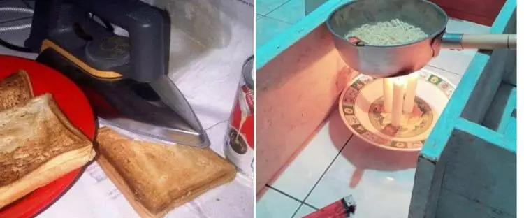 45 Potret kocak lifehack kelewat nyeleneh ini bikin yang lihat mengerutkan dahi, idenya boleh juga