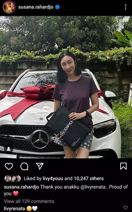 Dituding beli mobil mewah untuk ibunya dari hasil buka donasi, begini klarifikasi Livy Renata