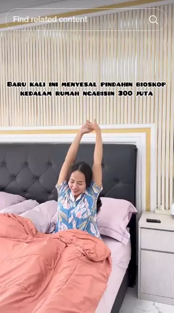 Diejek rumah sewaan, 9 potret kamar bos skincare Tri Wahyuni ini buka gorden pakai remote