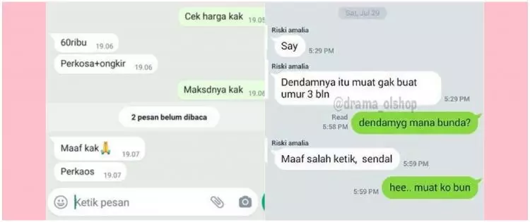 Gegara typo, 11 chat lucu salah paham pas lagi tawar barang ini bikin ...