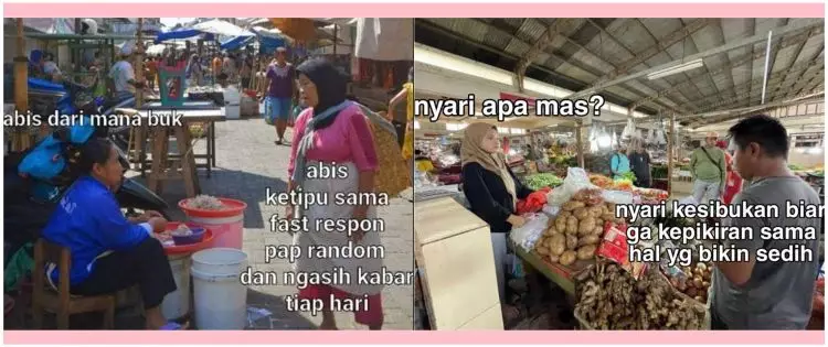 11 Meme kocak tanya jawab di pasar ini endingnya bikin galau, kaum merana karena cinta pasti relate