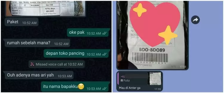 11 Chat lucu kurir pas anter paket customer ini bikin ngakak brutal ...
