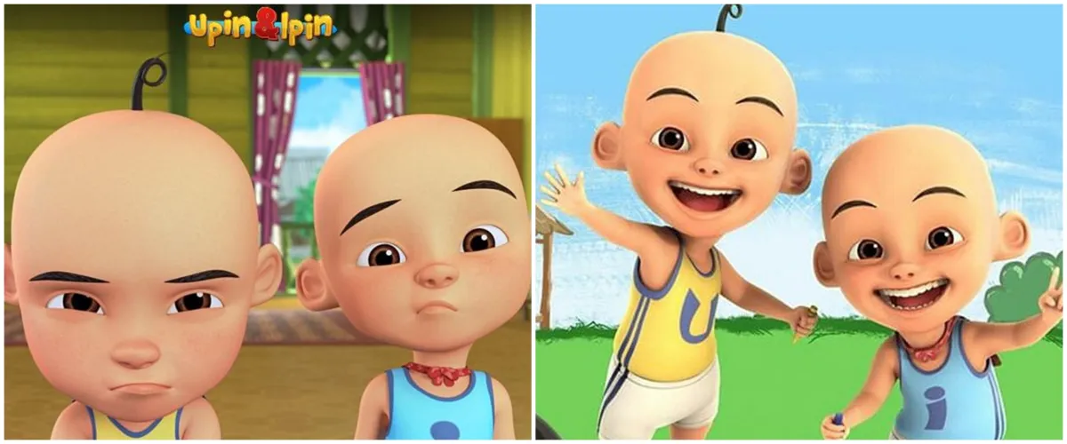 Bukan karena faktor sakit, ternyata ini penyebab karakter Upin dan Ipin ...