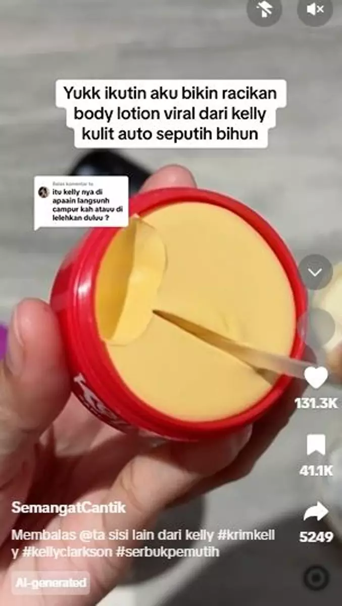 This combination of Kelly cream and viral powder can make your skin as ...