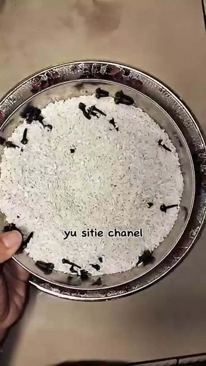 Instead of drying, this is a quick and effective way to get rid of rice ...